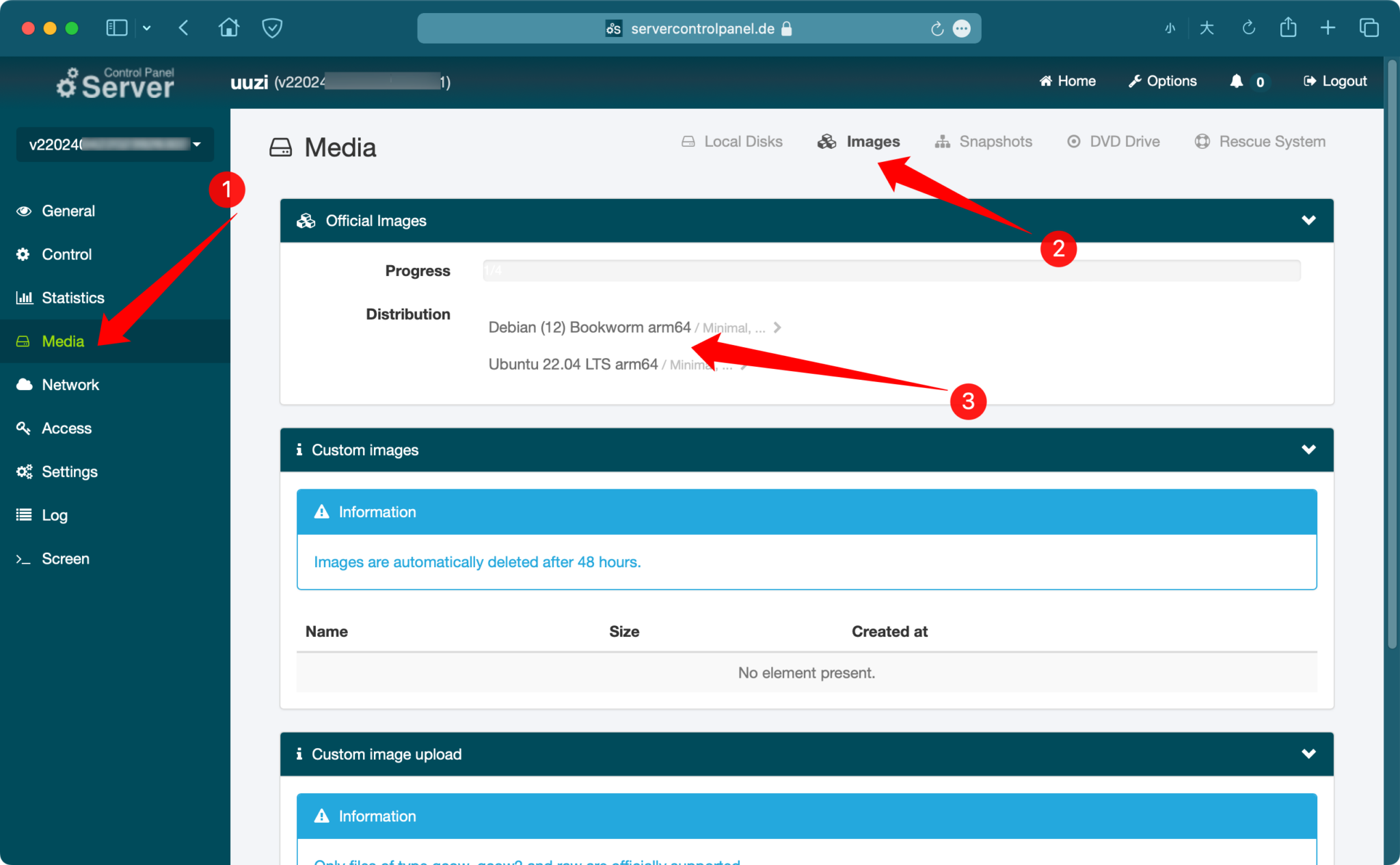 Netcup 重装系统教程 - Netcup 中文网
